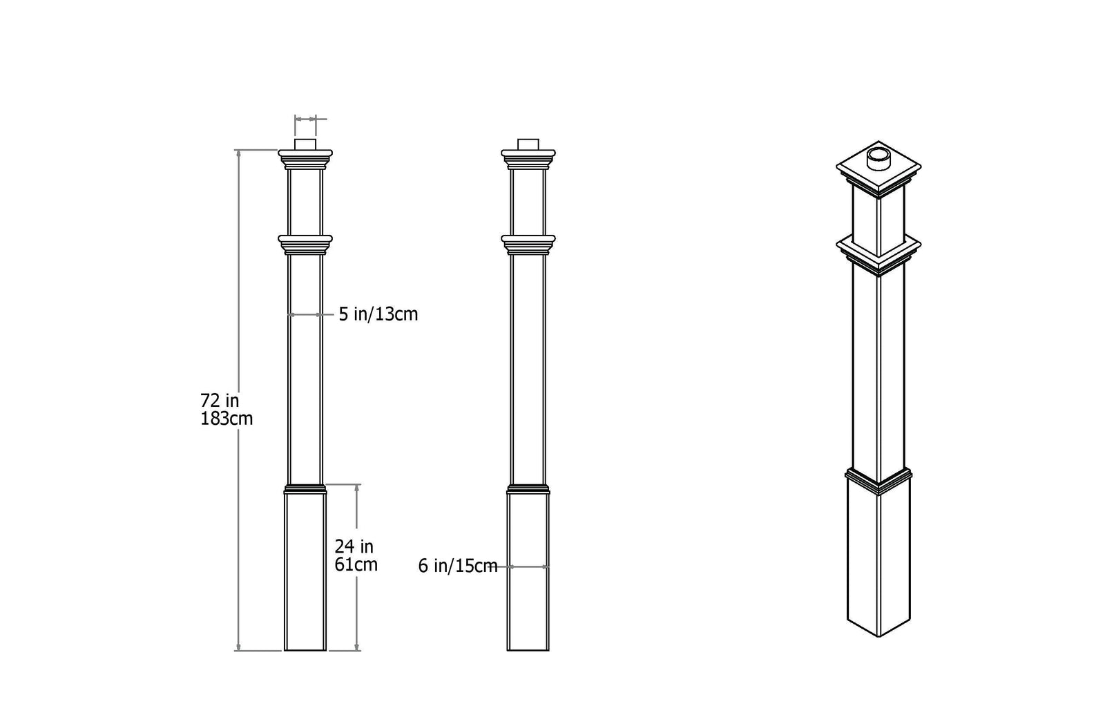 Sturbridge Lamp Post