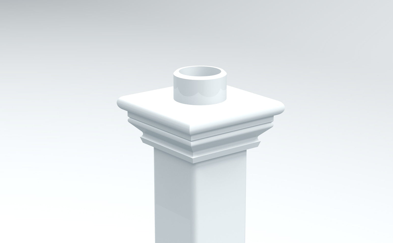 4X4 Lamp Post with Mount Kit